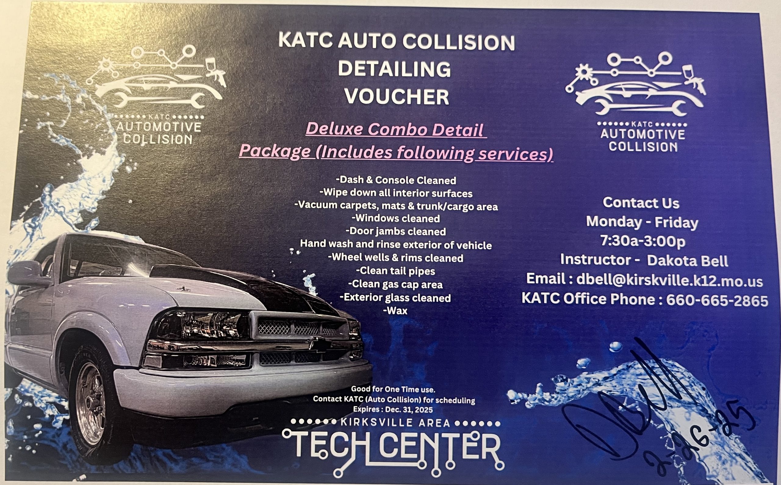Complete Auto Detailing - KHS Celebrity Dinner